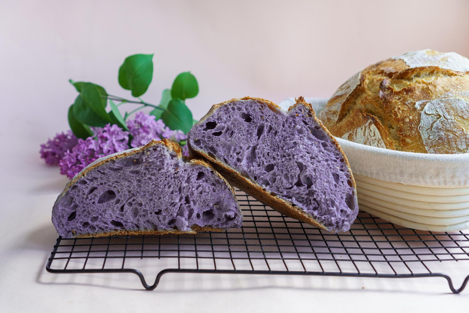 Coconut and Açaí Sourdough Bread Recipe